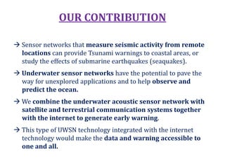 Underwater acoustic sensor network | PPT