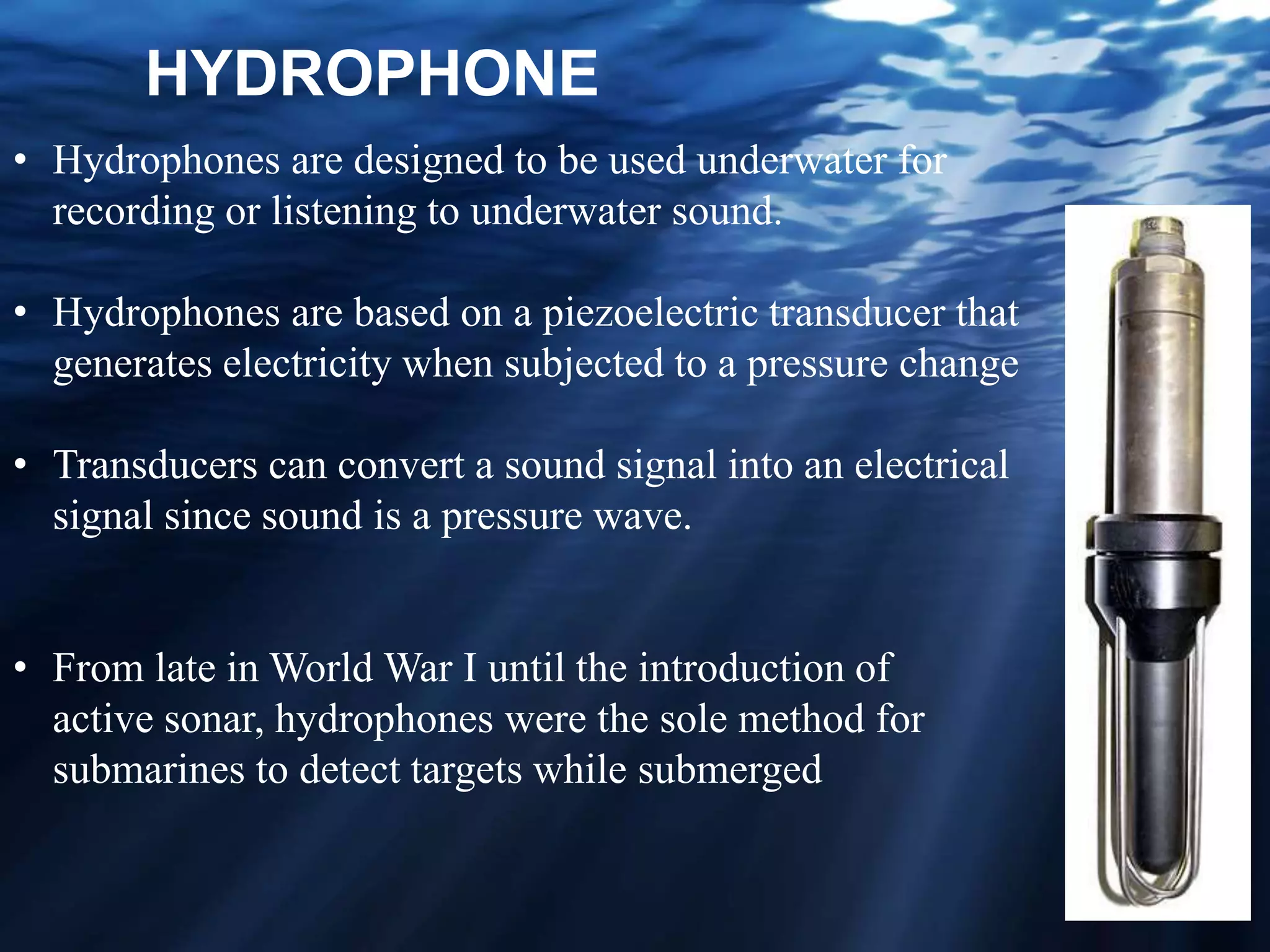 Underwater communication | PPTX