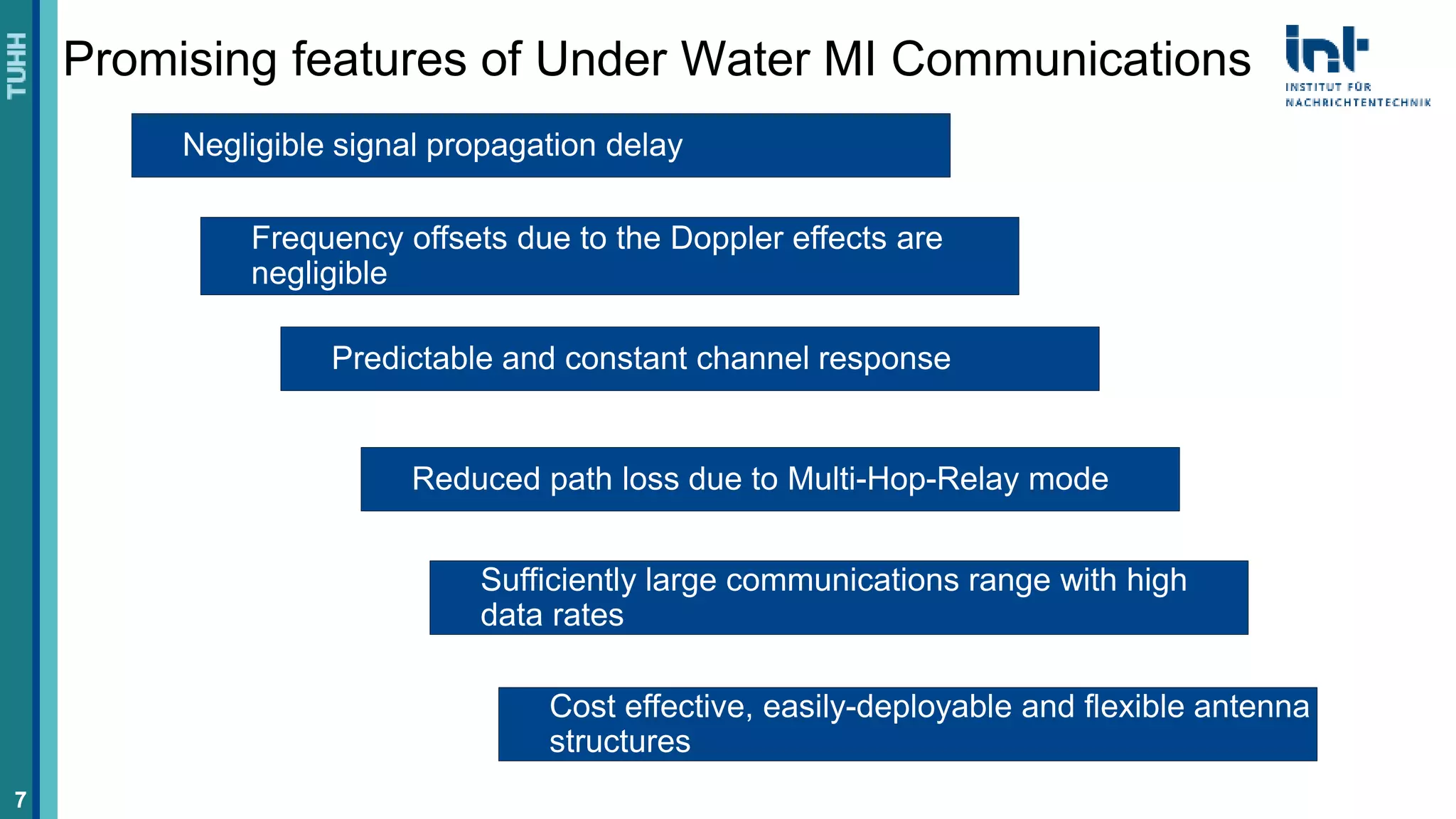 Underwater communications using magnetic induction | PPTX