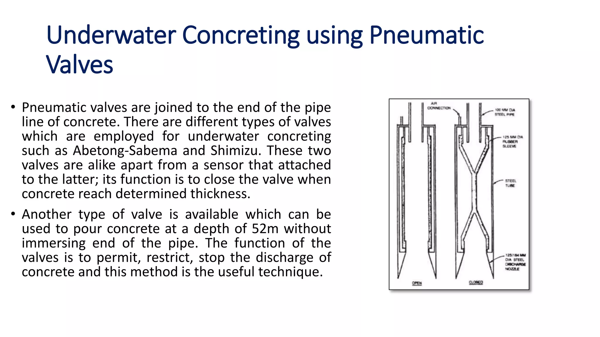 UNDERWATER CONCRETING TECHNIQUES | PPTX
