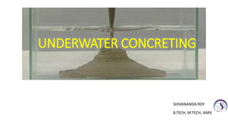 UNDERWATER CONCRETING TECHNIQUES | PPTX