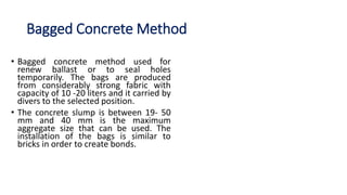 UNDERWATER CONCRETING TECHNIQUES | PPTX