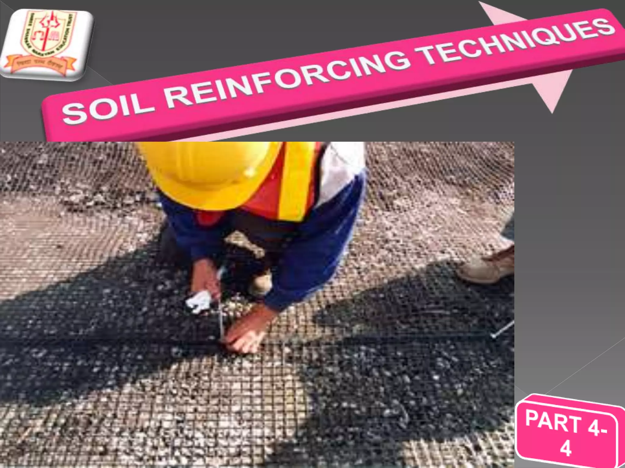 Underwater concreting and soil reinforcement techniques, | PPSX