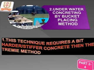 Underwater concreting and soil reinforcement techniques, | PPSX ...