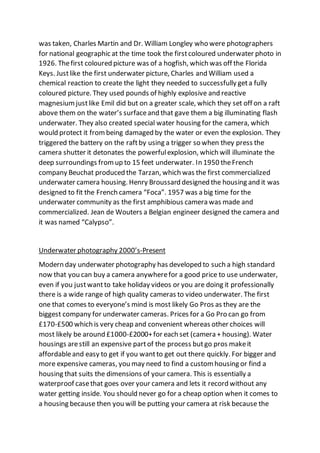 Underwater essay | DOCX