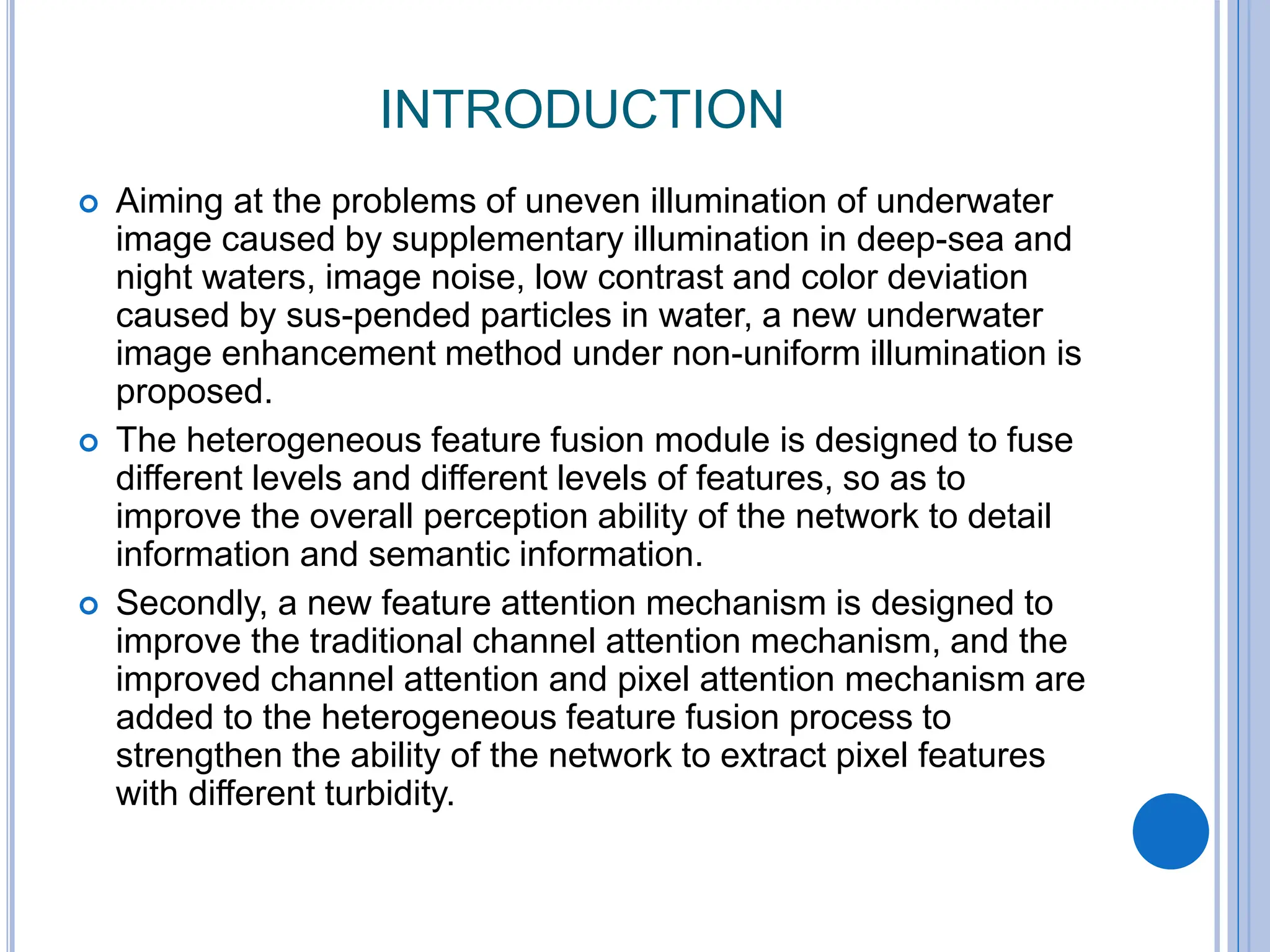 Underwater Image Enhancement Method Based on Feature Fusion.pptx