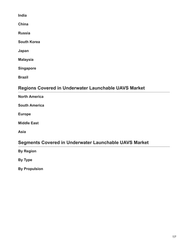 Underwater Launchable UAVS Market Report Forecast.pdf