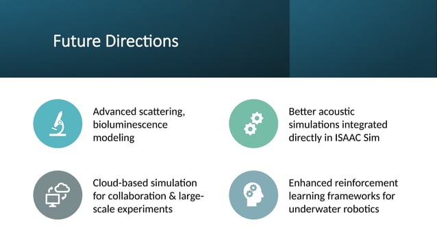 Underwater robotics simulation with isaac sim | PPTX