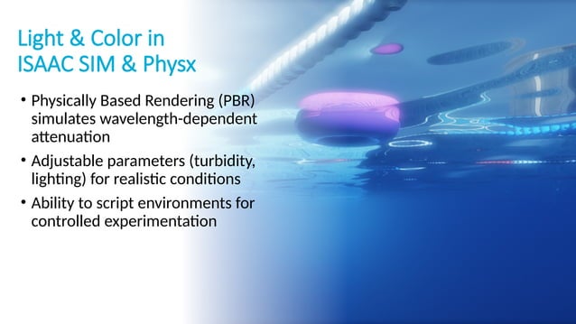 Underwater robotics simulation with isaac sim | PPTX