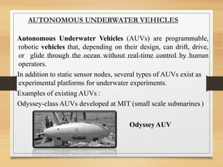 Underwater Sensor wireless Network | PPTX