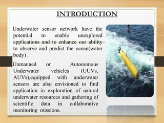Underwater Sensor wireless Network | PPTX