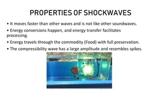 UNDERWATER SHOCKWAVE PROCESSING & APPLICATIONS | PPTX