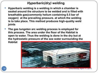 Under water welding.smnr