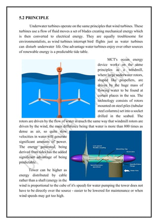 Under water windmill report | PDF