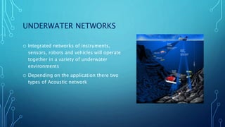 Underwater wireless communication | PPTX