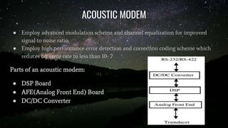 Underwater wireless communication | PPTX