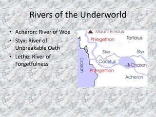 Edith Hamilton's Mythology: The Underworld | PPTX