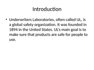 Underwriters_Laboratories_UL_Report.pptx
