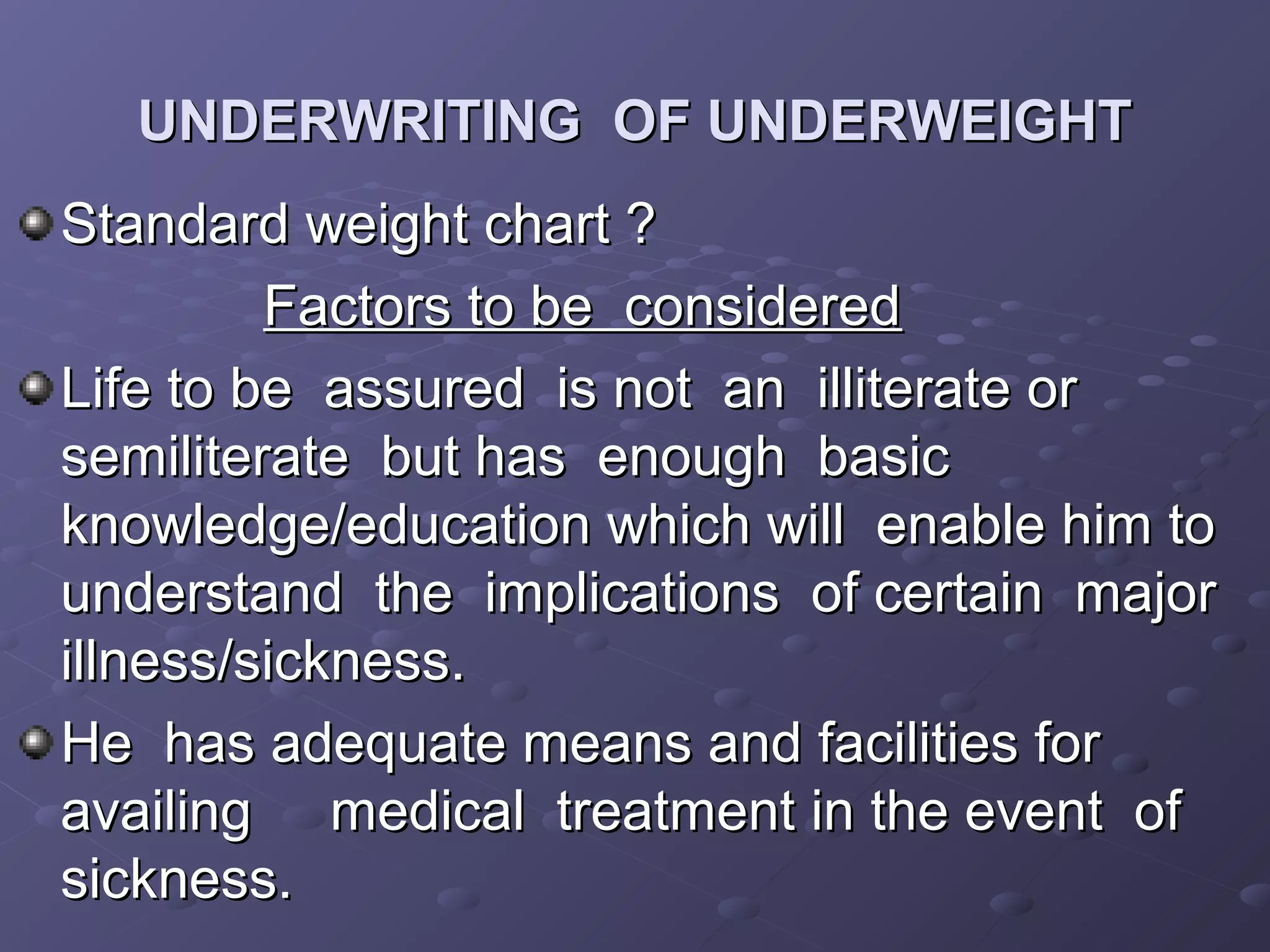 Life Insurance Underwriting | PDF