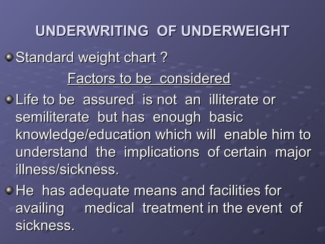 Life Insurance Underwriting | PDF