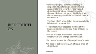 "Unlocking the Secrets of Underwriting: Exploring Forms and SEBI ...
