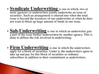 Underwriting | PDF