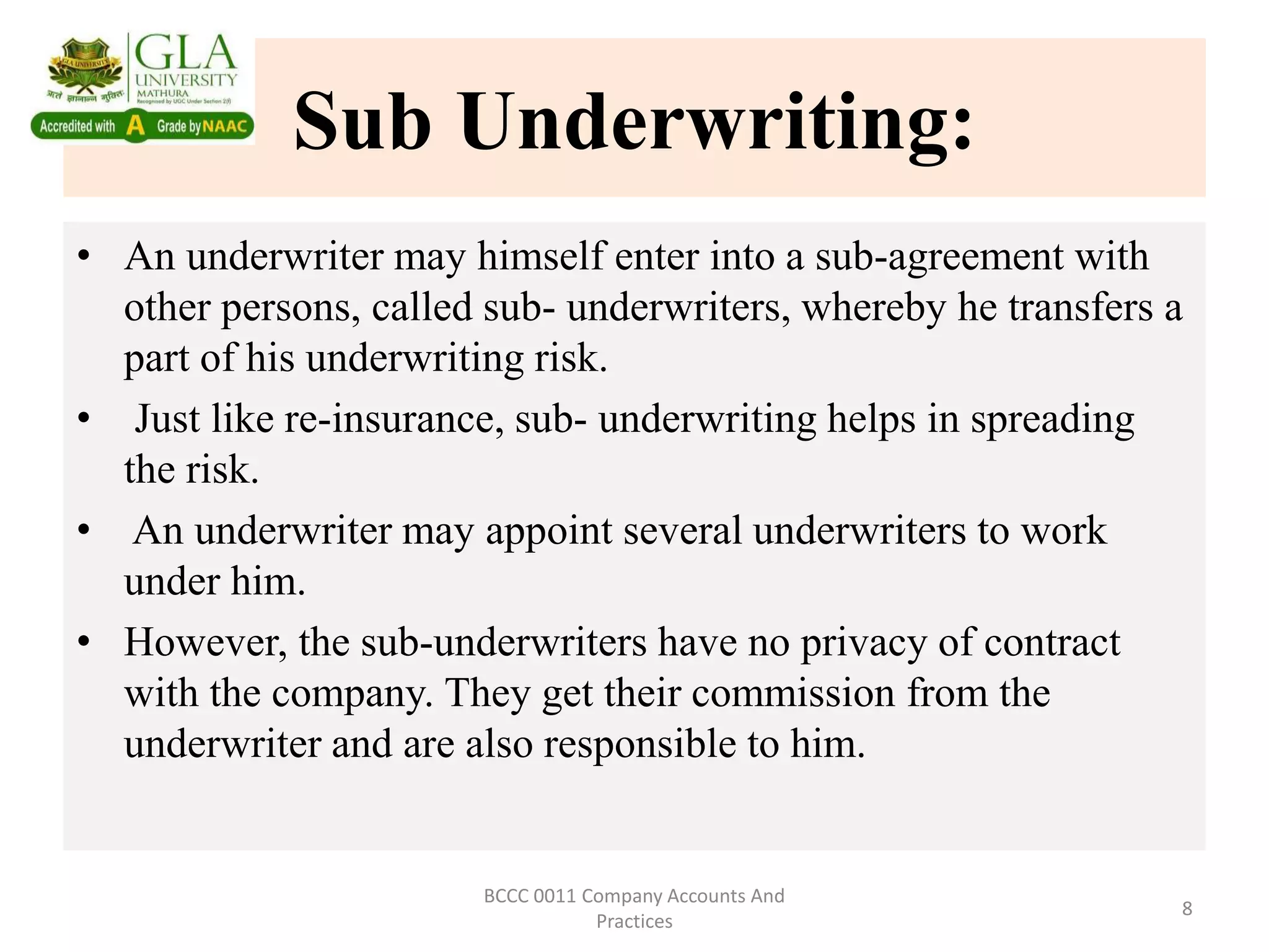 Underwritting | PPTX