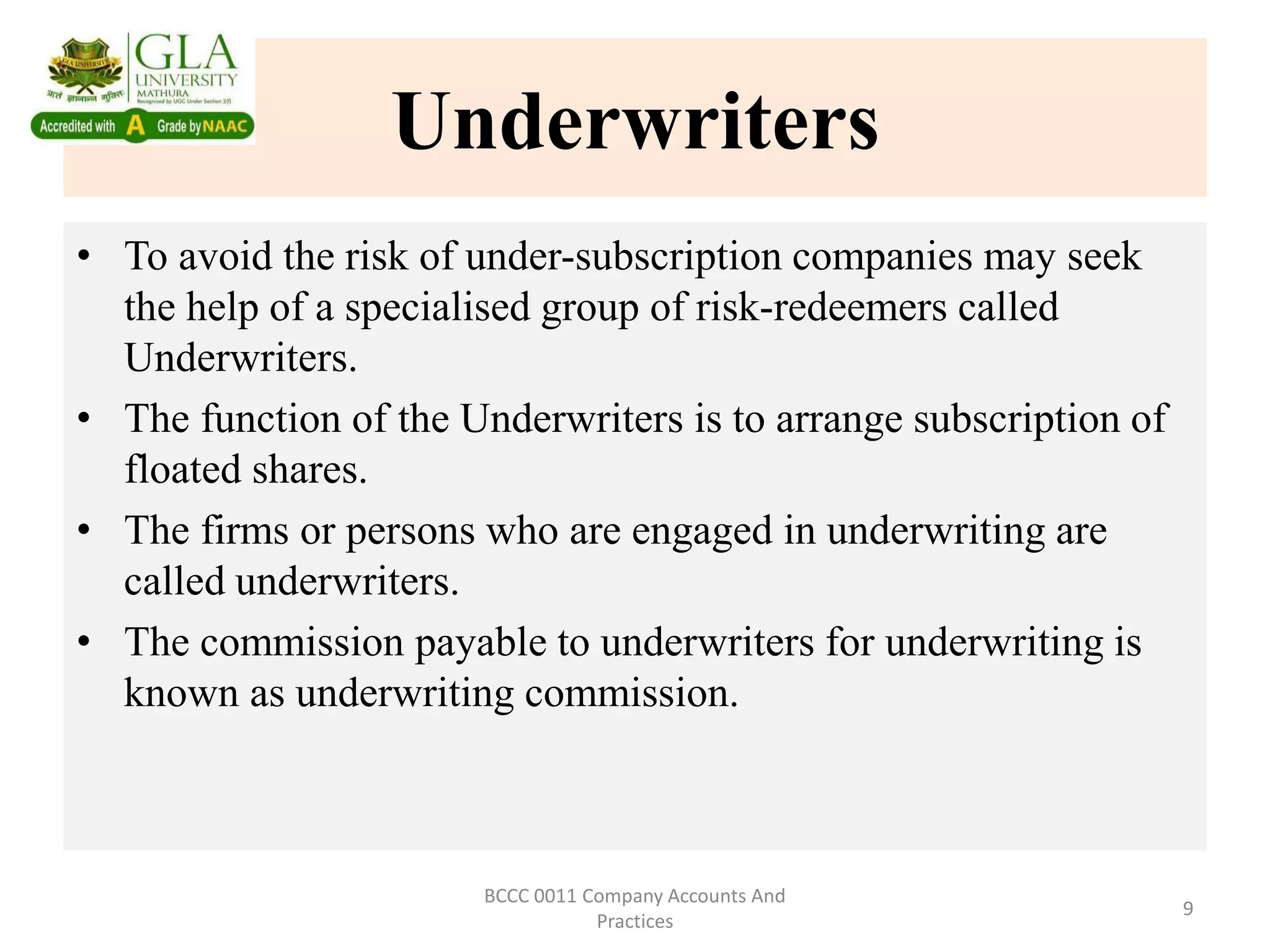 Underwritting | PPTX