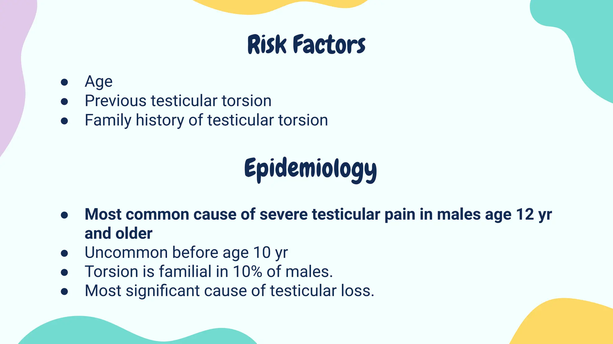 Undescended Testes Hydrocele Testicular Torsion Pdf