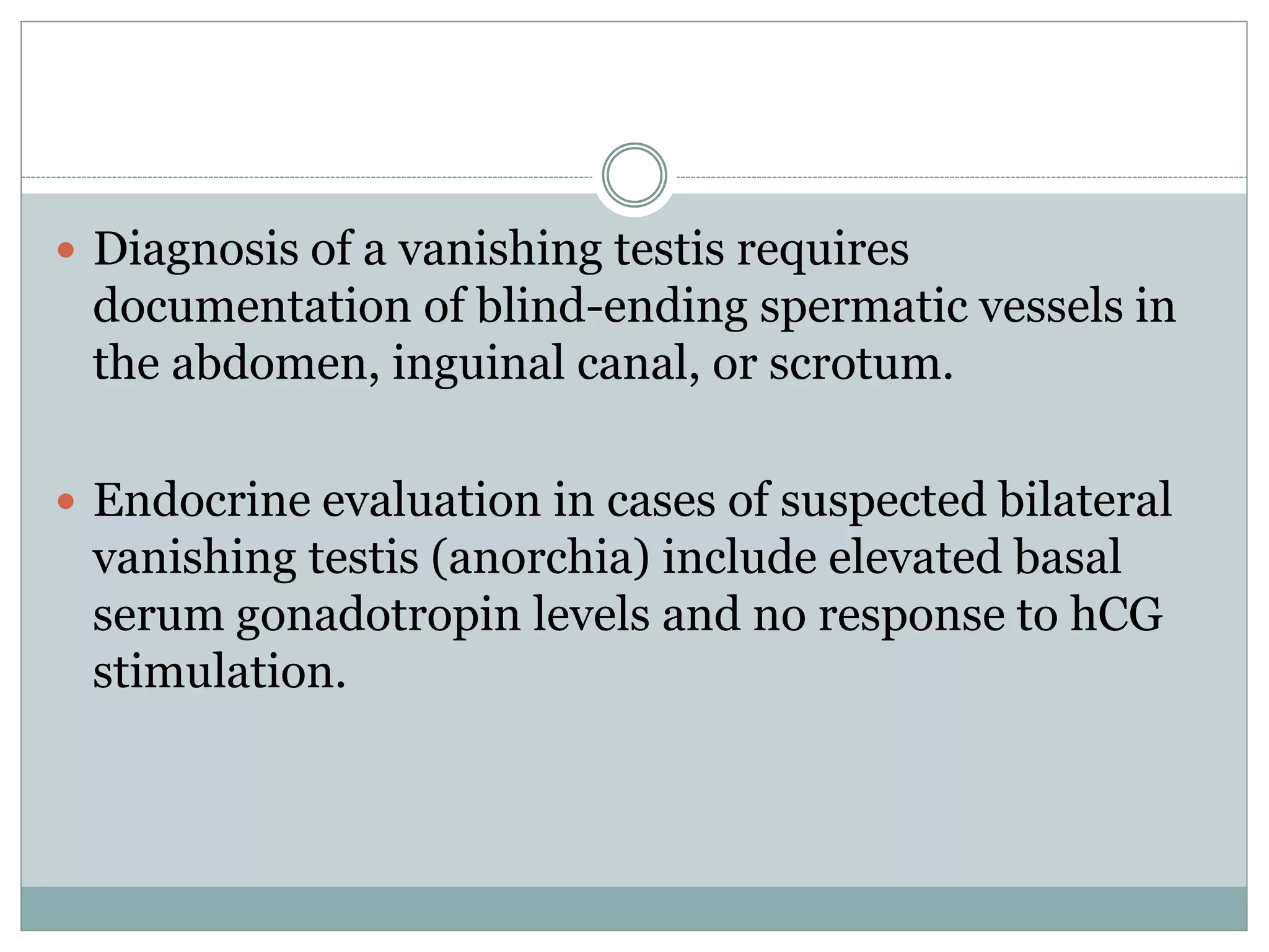 Undescended testis | PPTX