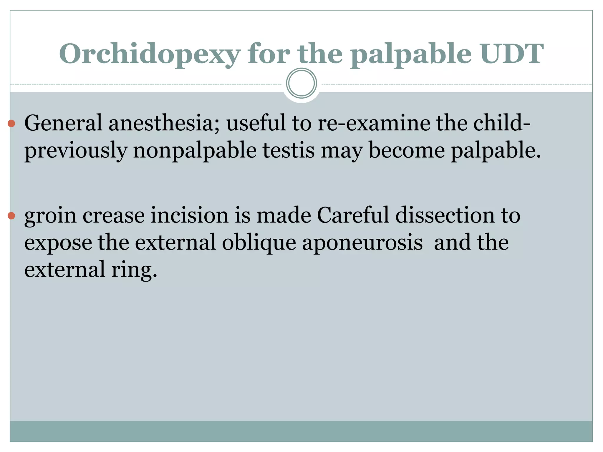 Undescended testis | PPTX