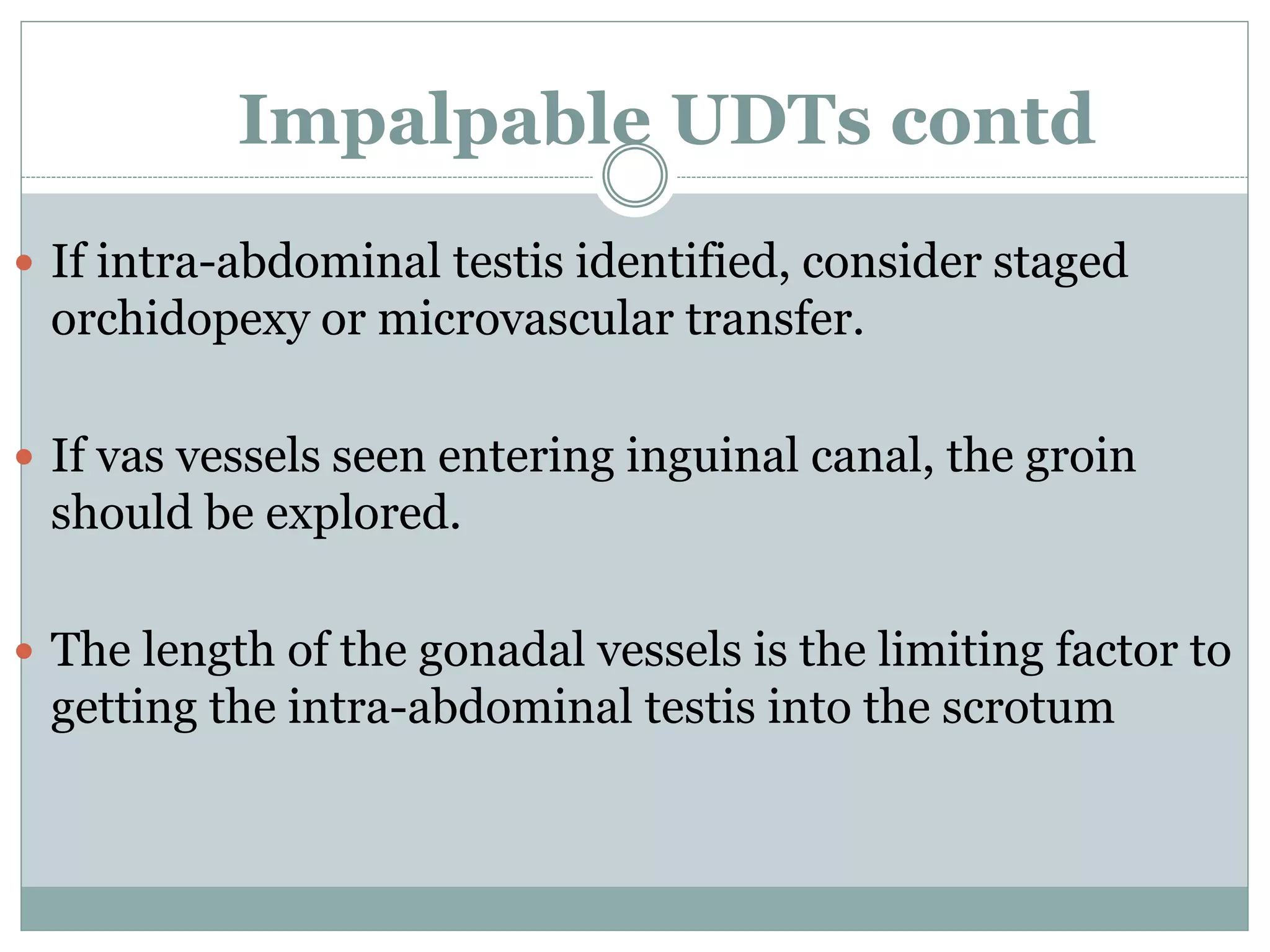 Undescended testis | PPTX
