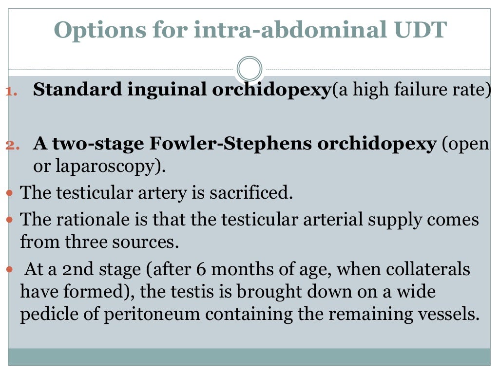 Undescended Testis