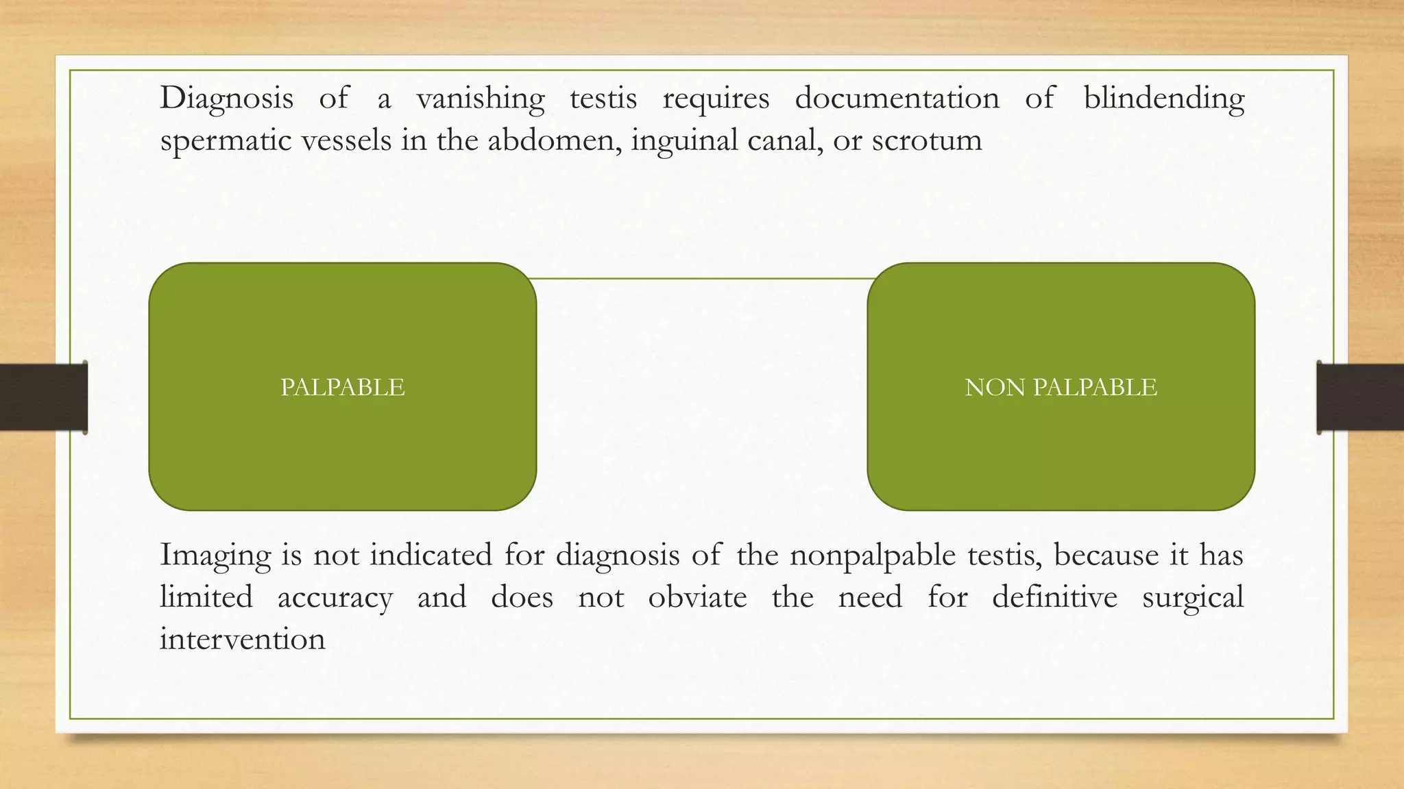 Undescended Testis (UDT) | PPTX