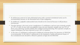 Undescended Testis (UDT) | PPTX