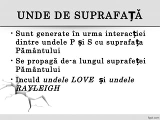Unde seismice | PPT
