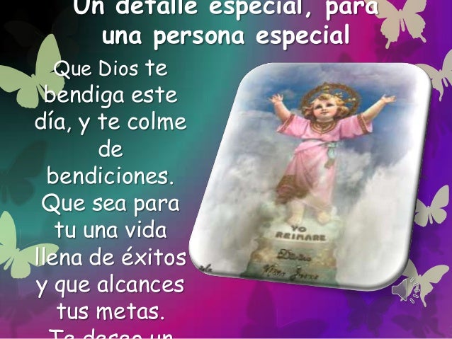 Un detalle especial, para una persona especial