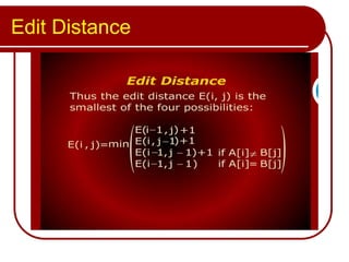 Edit distance problem | PPT