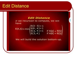 Edit distance problem | PPT