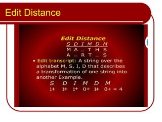 Edit distance problem | PPT