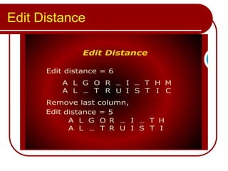 Edit distance problem | PPT