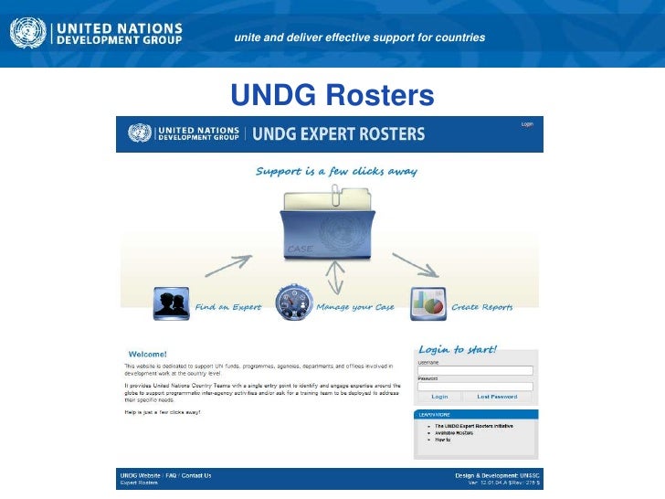 UNDG Knowledge Tools