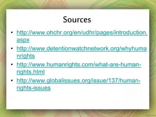 United Nations Universal Declaration on Human Rights | PPTX | Law