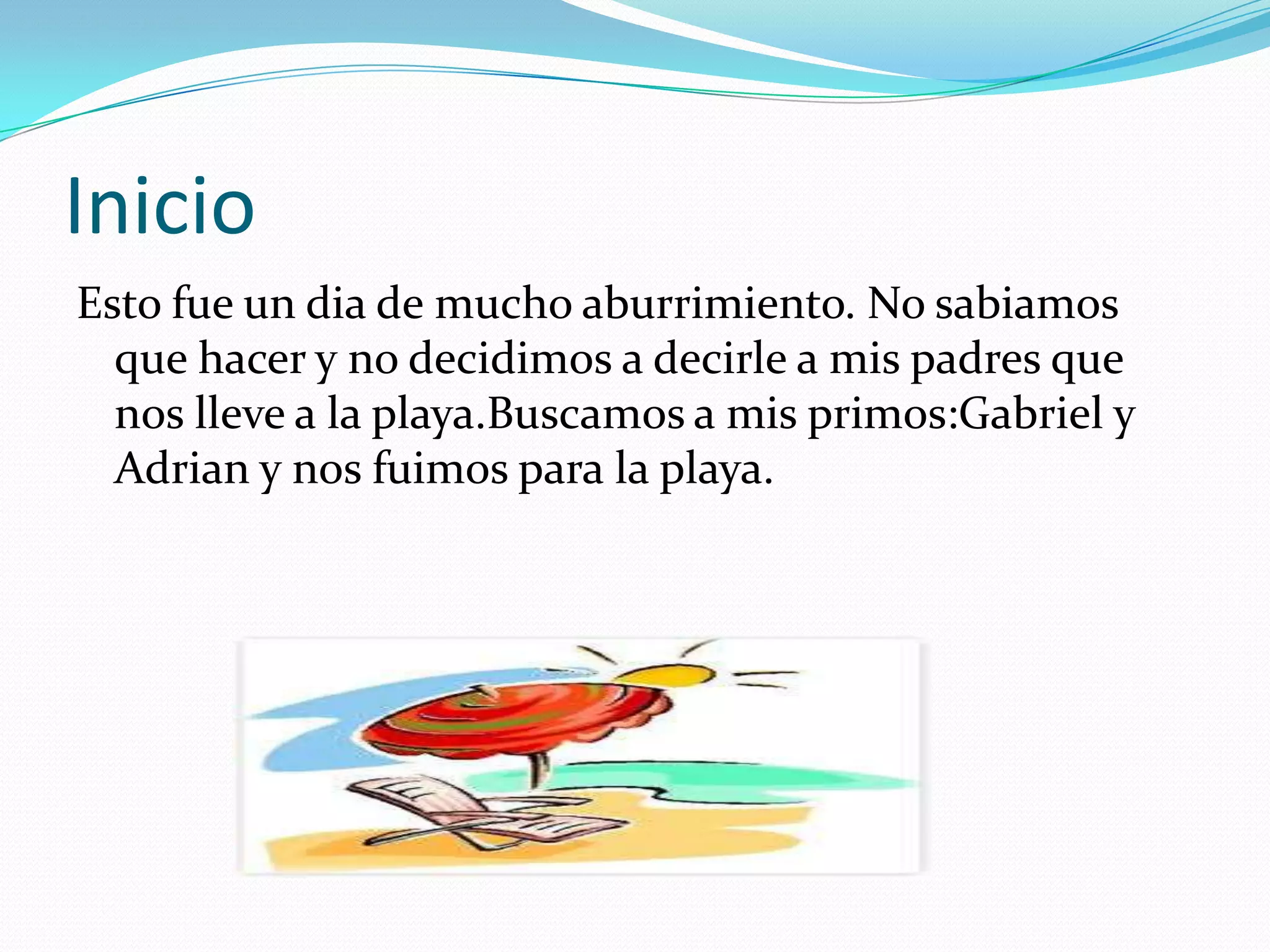 Un dia en la playa | PPTX