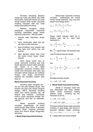 Undip paper 2-penerapan metode optimasi exponential smoothing | PDF