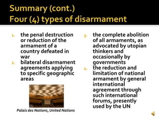 Un disarmament | PPT