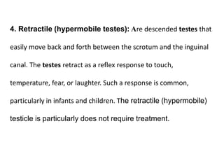 Undescended testes | PPT