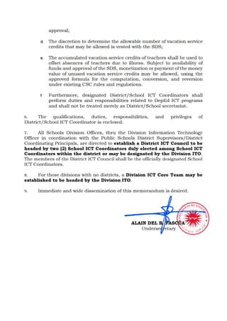 Undm designation-of-ict-coordinators-2 | PDF