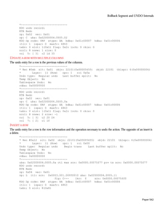 Undo internals paper | PDF