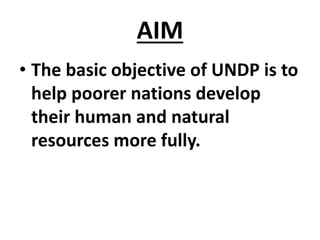 UNITED NATIONS DEVELOPMENT PROGRAMME | PPTX
